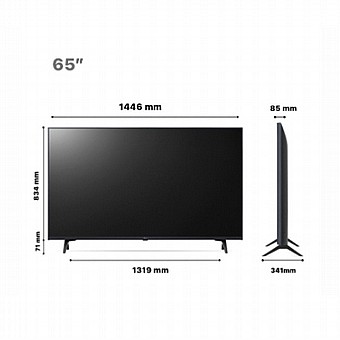 טלוויזיה חכמה 65 אינץ' ברזולוציית 4K LG UHD, דגם: 65UR73006LA- עולם של ...
