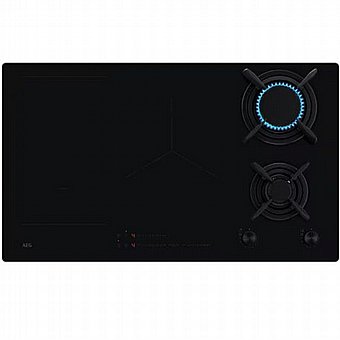 כיריים אינדוקציה משולבות גז 90 ס''מ AEG HDB95623NB - עולם של חדשנות 360